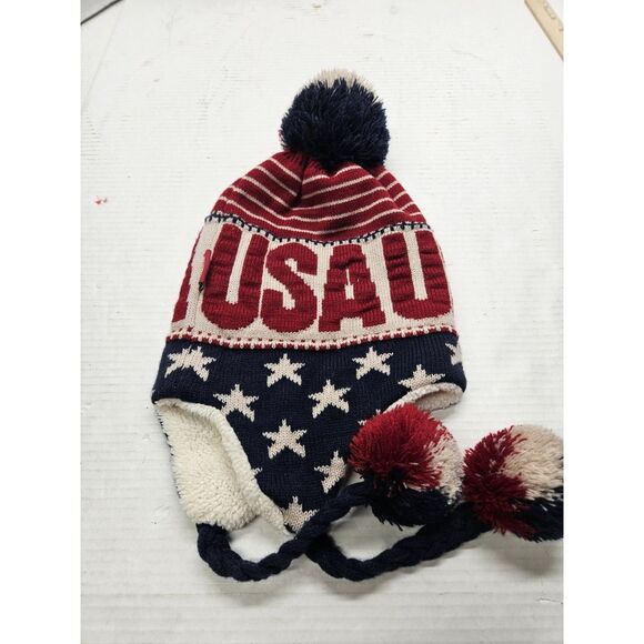 Robin Ruth | Accessories | Robin Ruth Usa Musher Logo Beanie Stocking ...